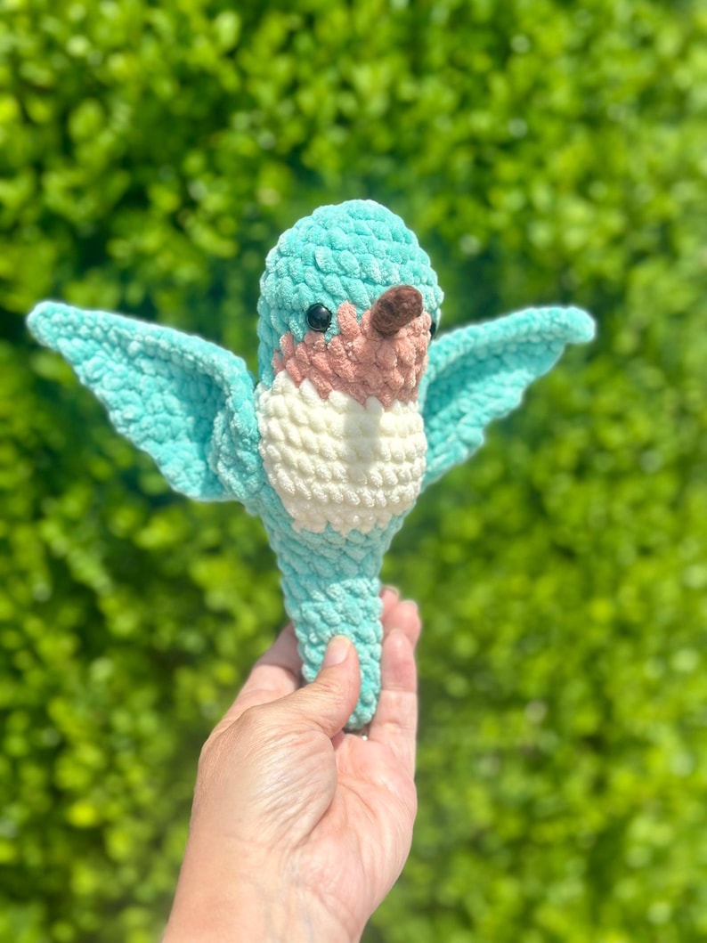 Hummingbird Plushie | Crochet Amigurumi Bird | Bird Lover Gift ...