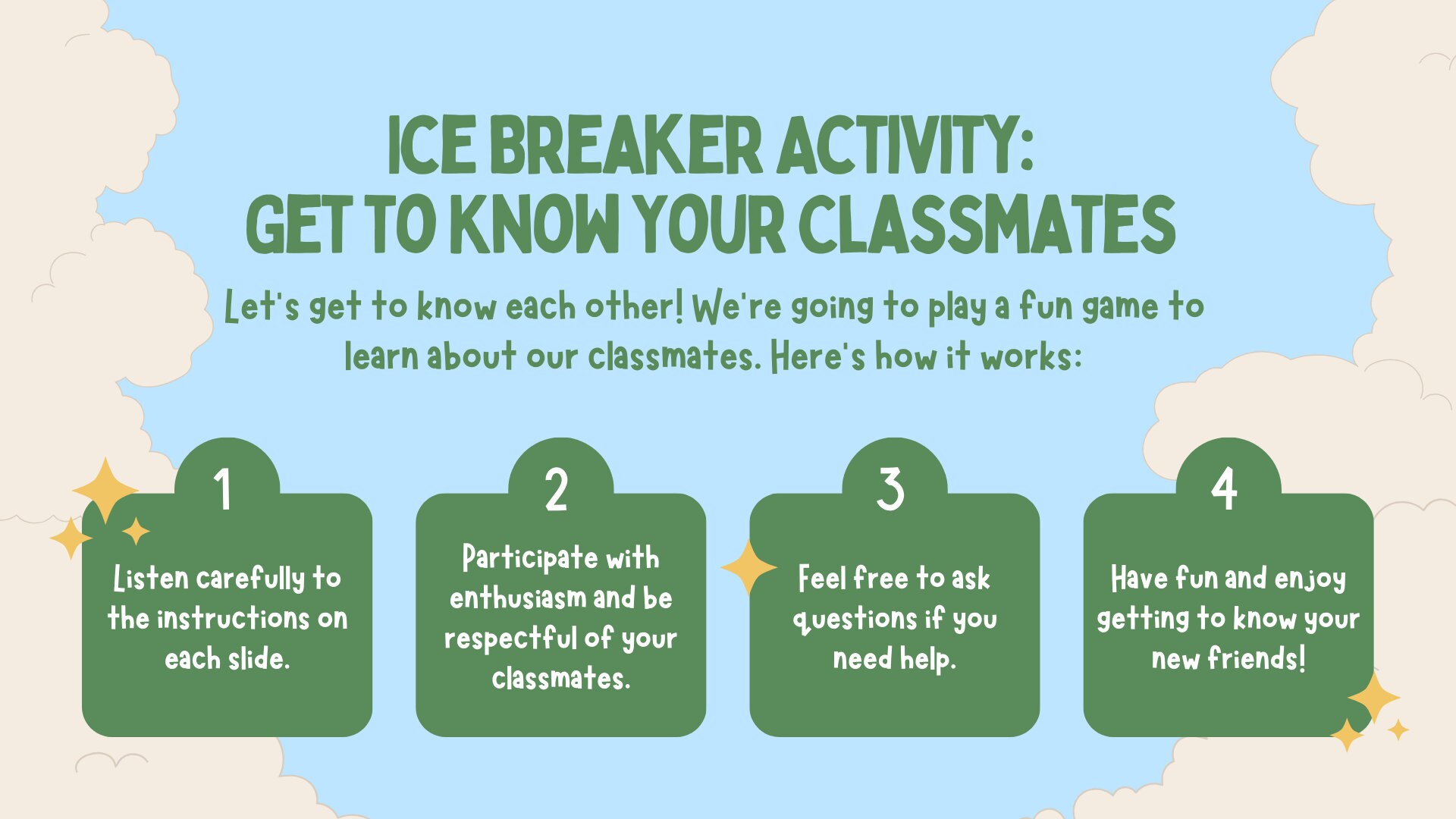 Back to School Ice Breaker Activity Presentation Digital Copy - Etsy