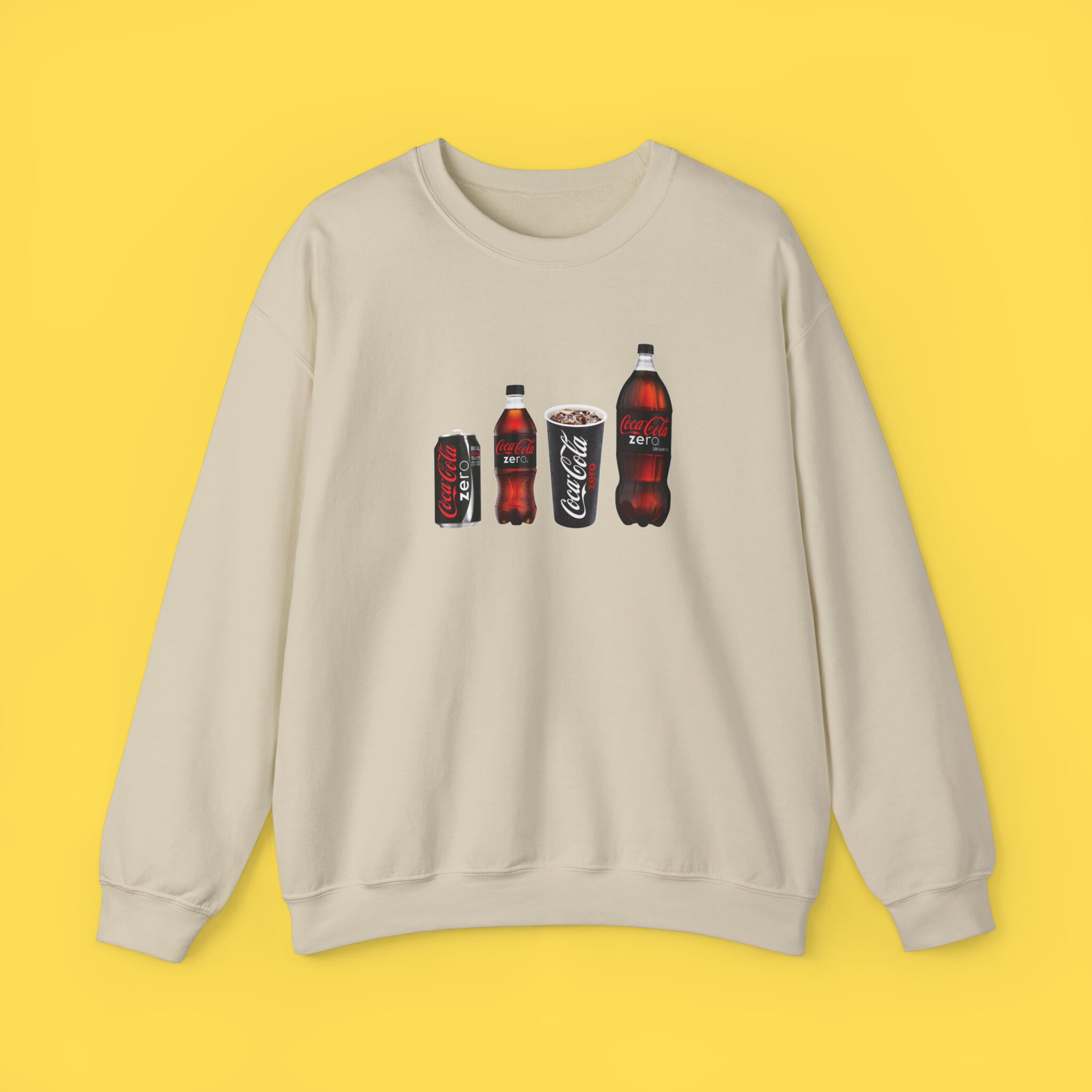 Stay Cozy in Style With Our Coke Zero Crewneck Sweater Collection ...