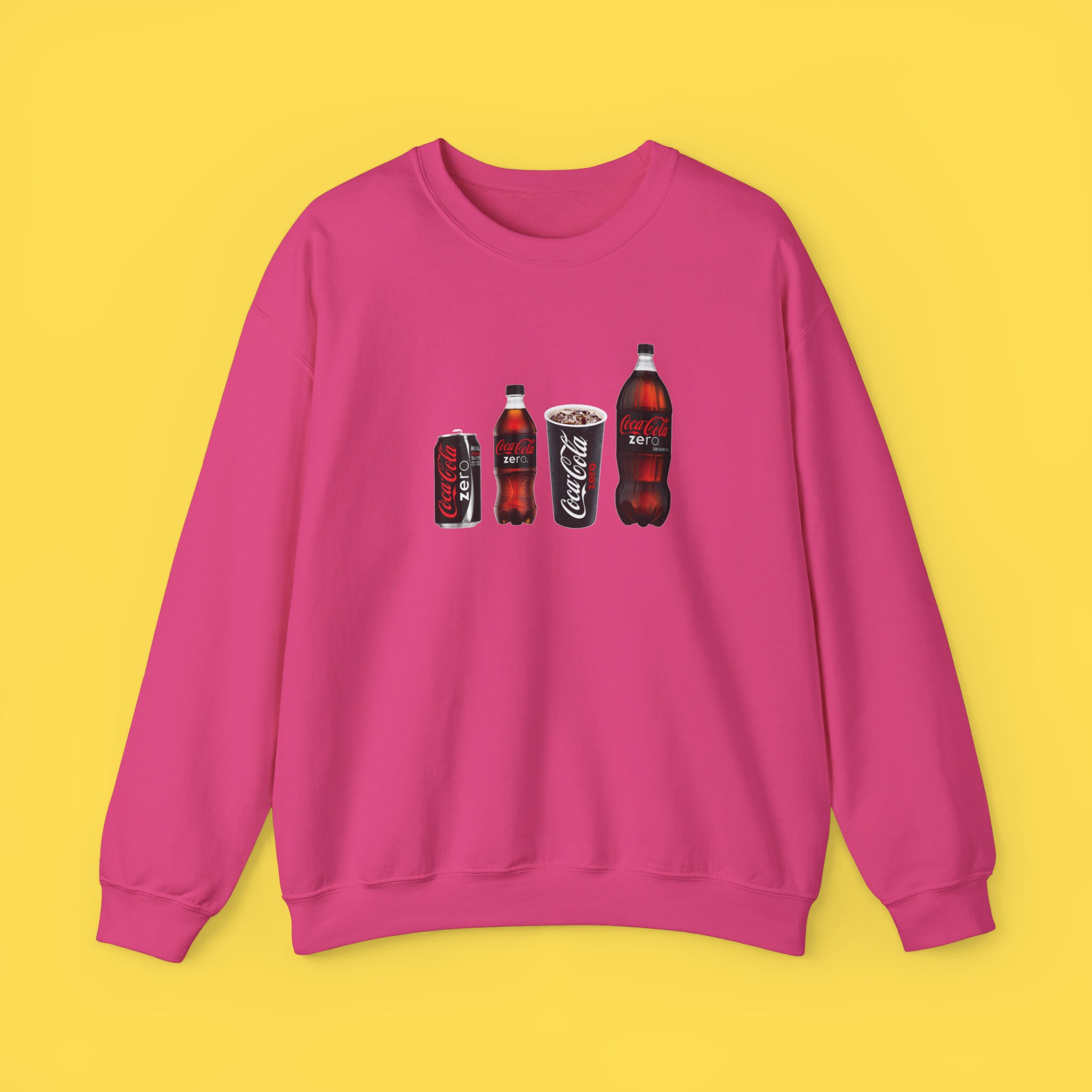 Stay Cozy in Style With Our Coke Zero Crewneck Sweater Collection ...