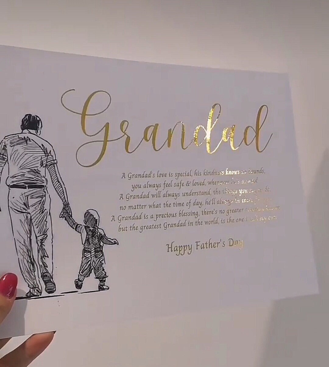 Father's Day, Grandad, Dad, Daddy, Thinking of You Poem - Etsy UK