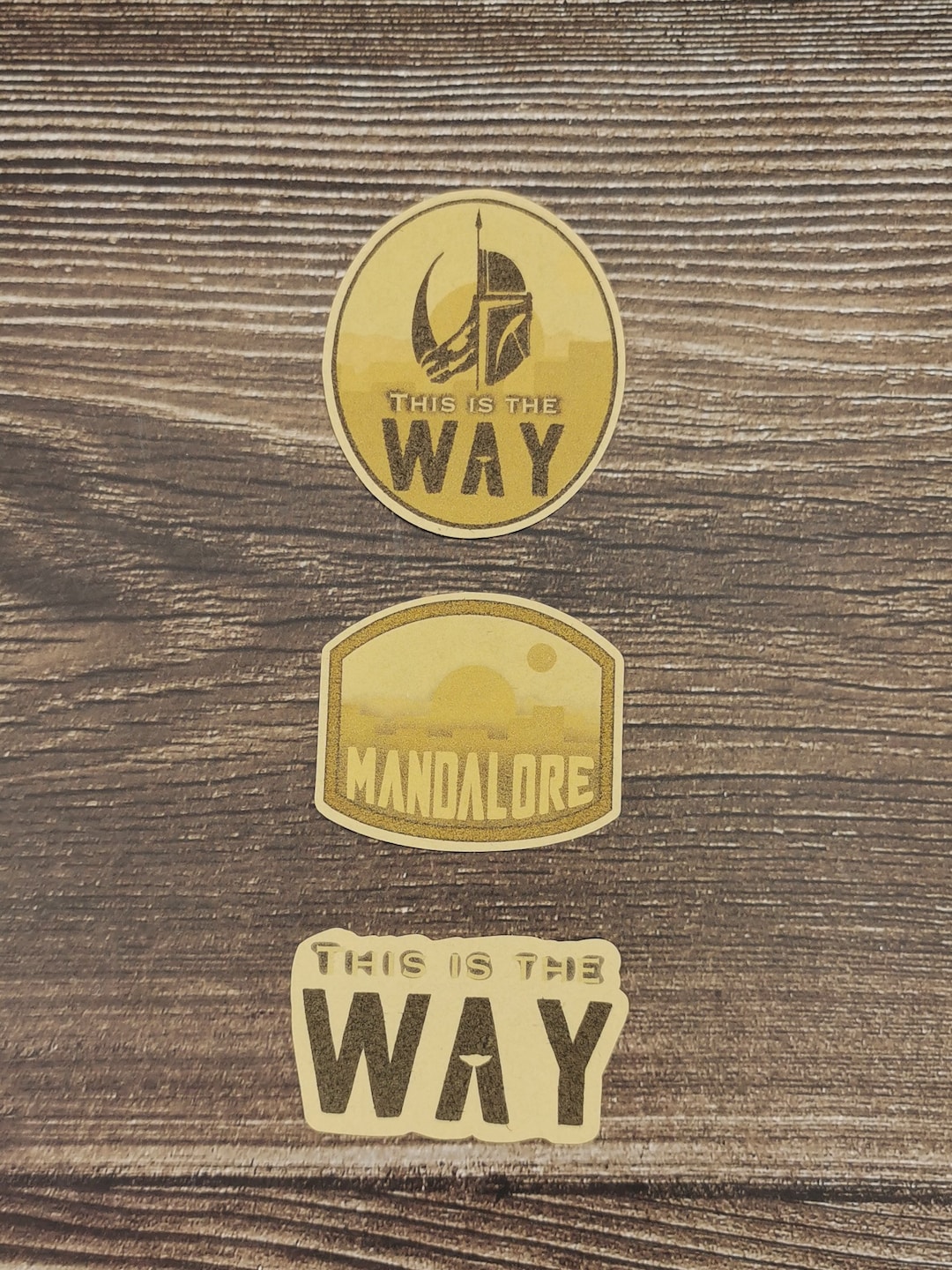 The Mandalorian Sticker Set, Mandalore Stickers, Star Wars Inspired ...