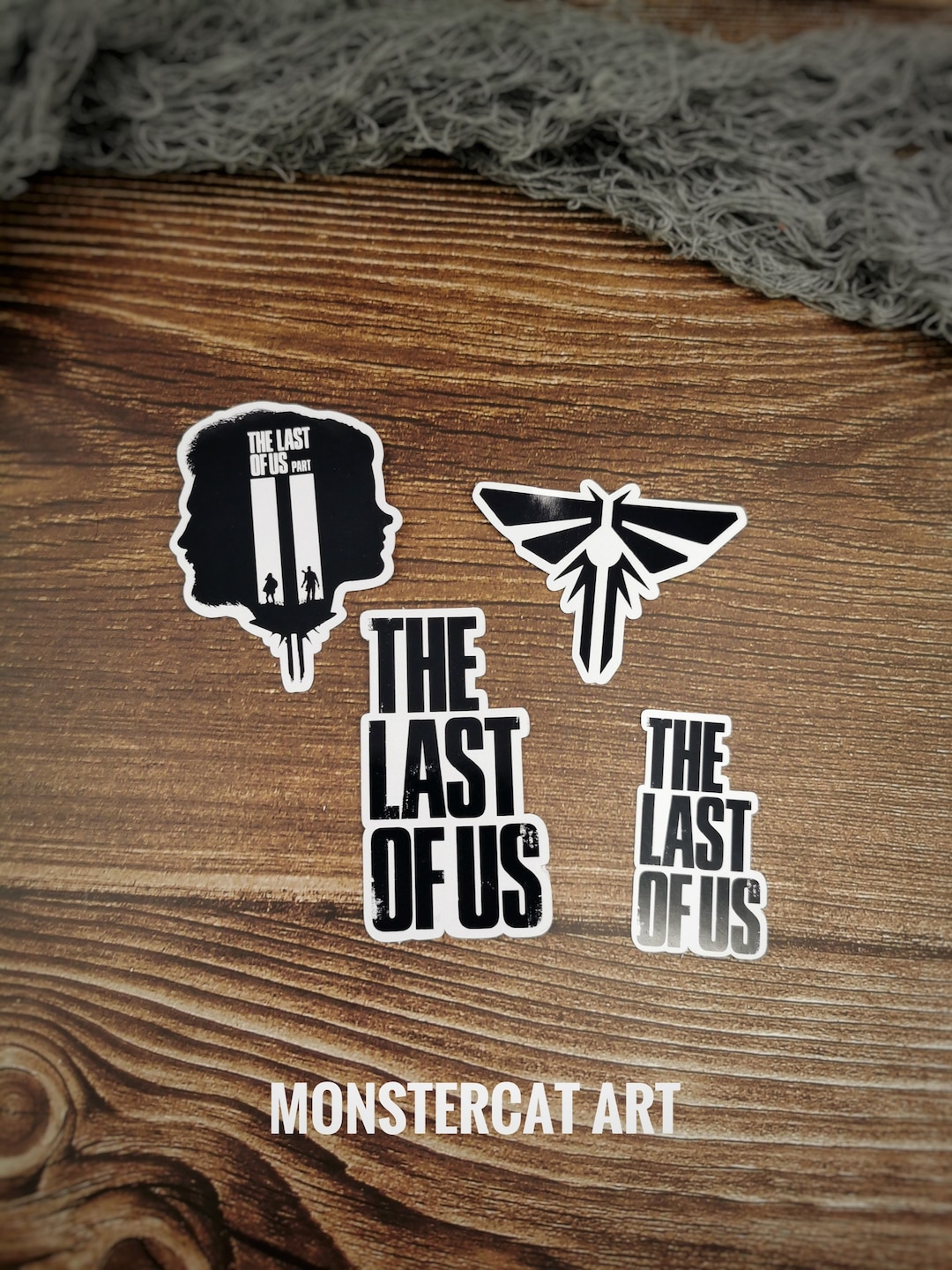 The Last of Us Sticker Set, TLOU Stickers, Logo Ellie Joel, Apocalypse ...