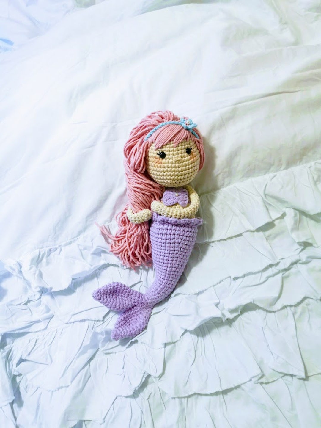 Zoe Hand Made Crochet Mermaid - Etsy