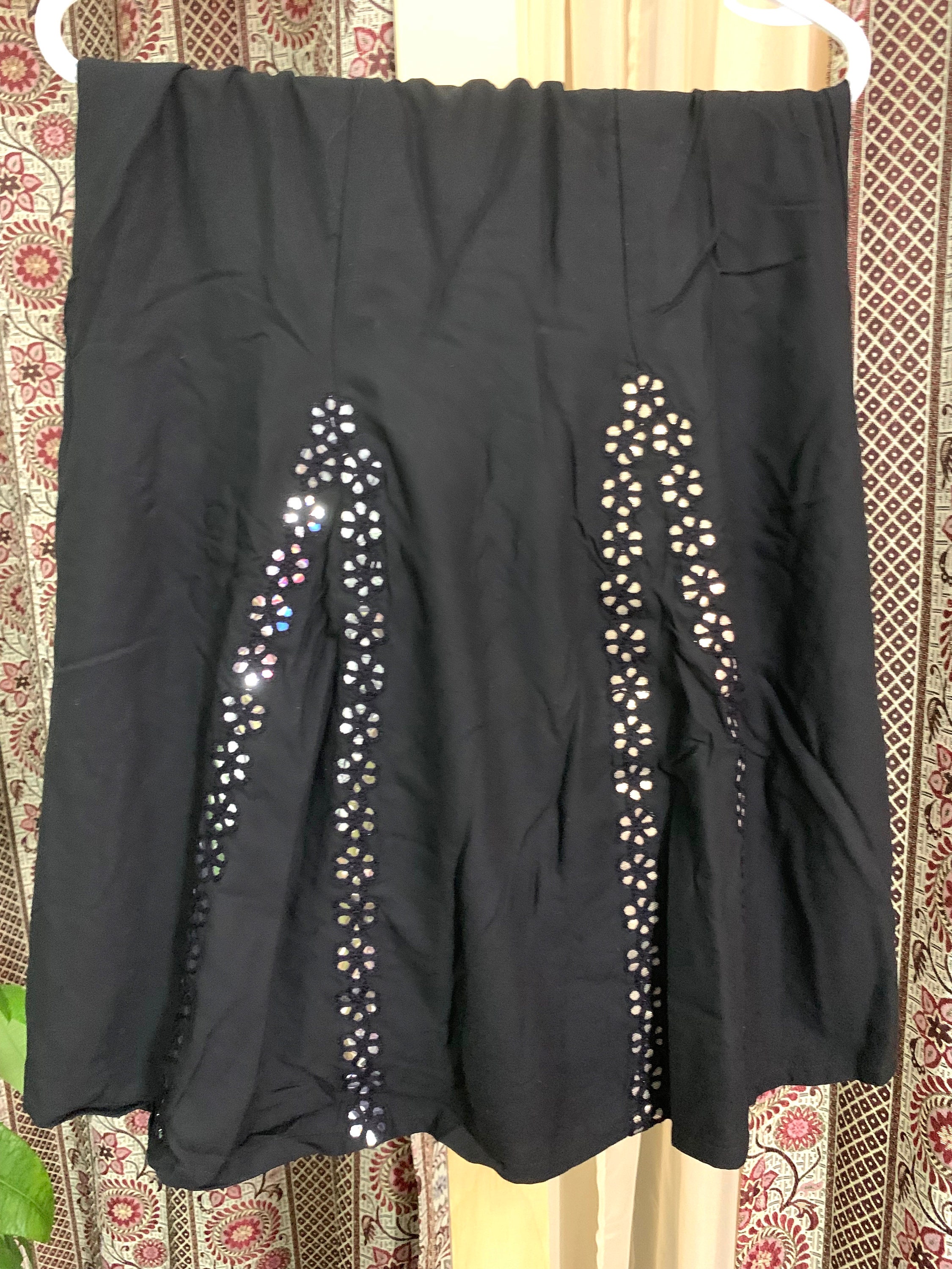 Pakistani Indian Aari Mirror Work Lillian Stylish Sharara for Women and ...