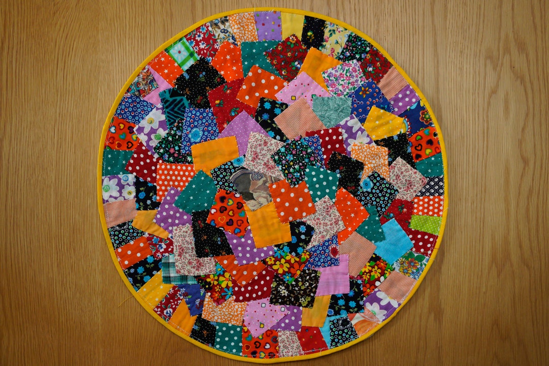 Small Handmade Quilted Table Circular Centre Piece - Etsy