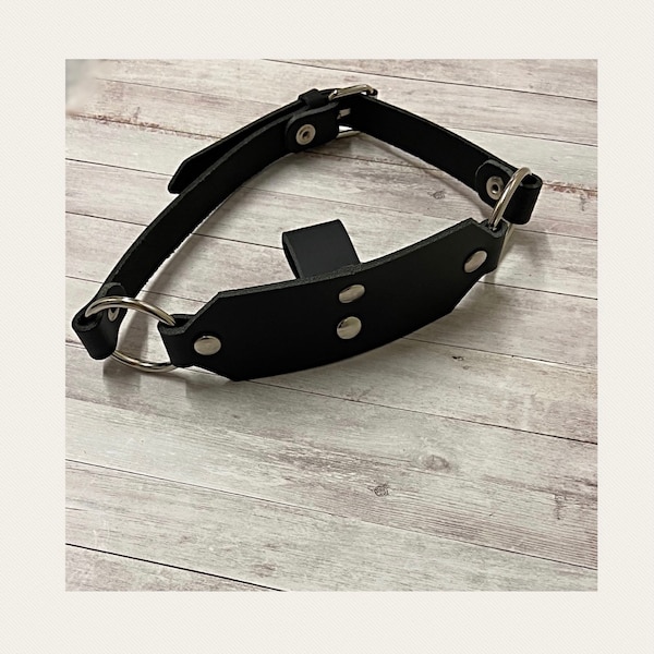 Leather Panel Gag - Etsy