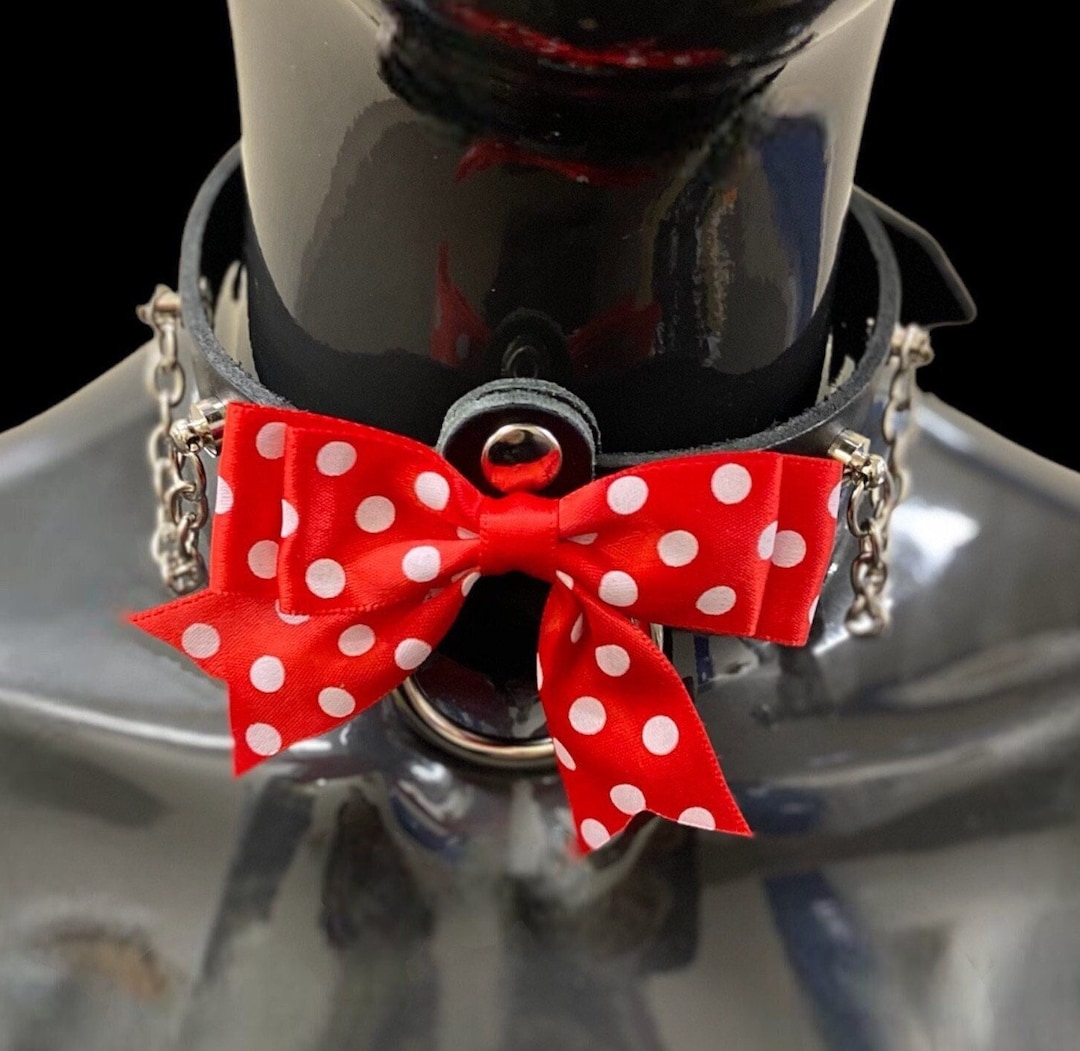 Bondage Collar Sissy Collar Submissive Real Leather Unique - Etsy