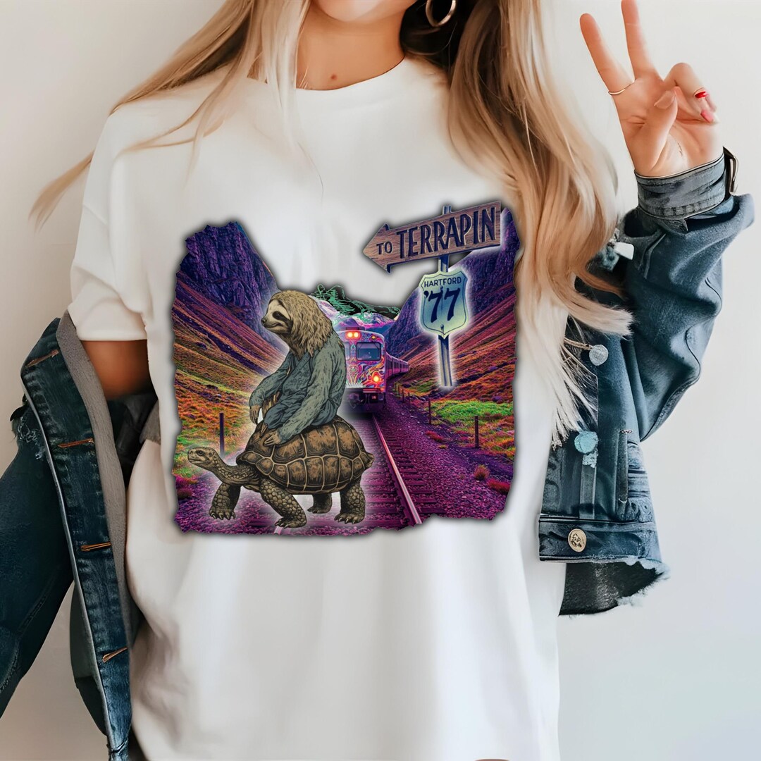 Sloth Riding Tortoise PNG | Grateful Dead Terrapin Station (digital ...