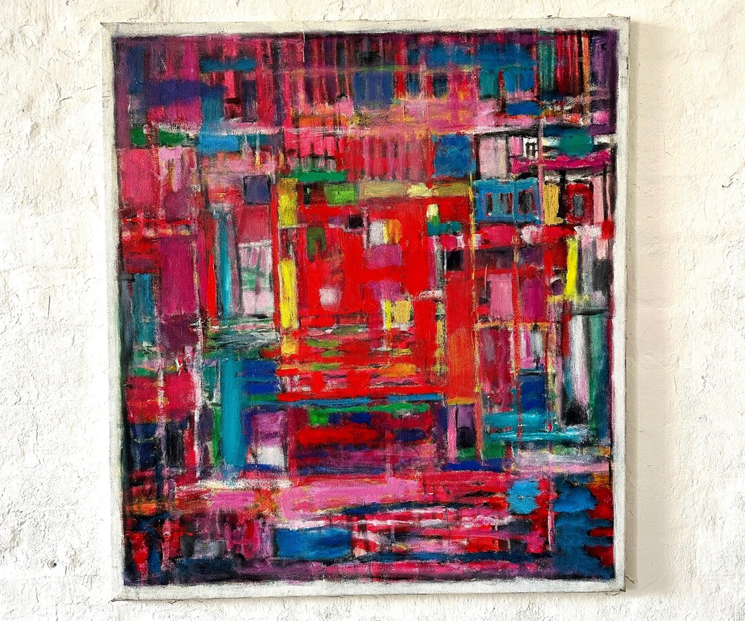 Abstract Composition, Mid-century From the 50s/60s - Etsy