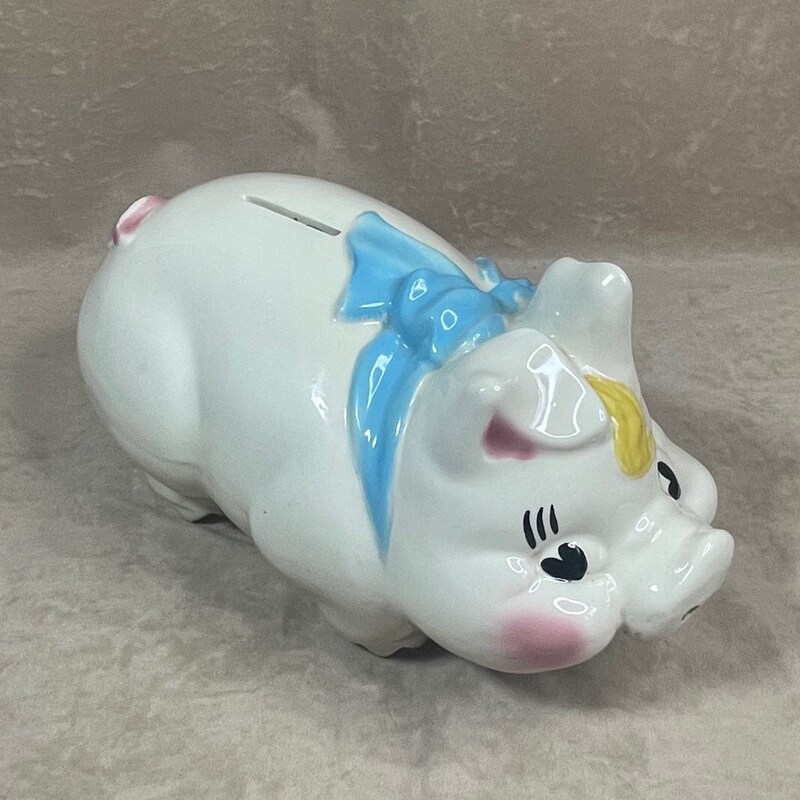 Vintage Piggy Bank - Etsy
