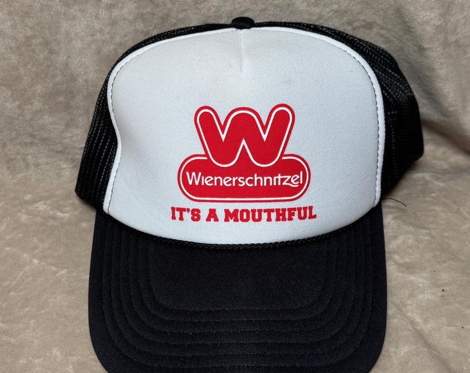 Vintage 1990s Wienerschnitzel Fast Food Snapback Trucker Hat It's a ...