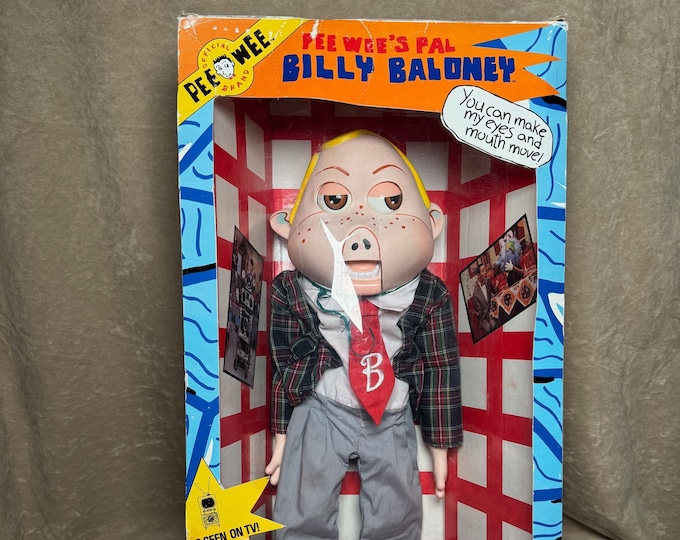 Vintage 1988 Matchbox Toys Pee Wee's Playhouse Billy Baloney ...