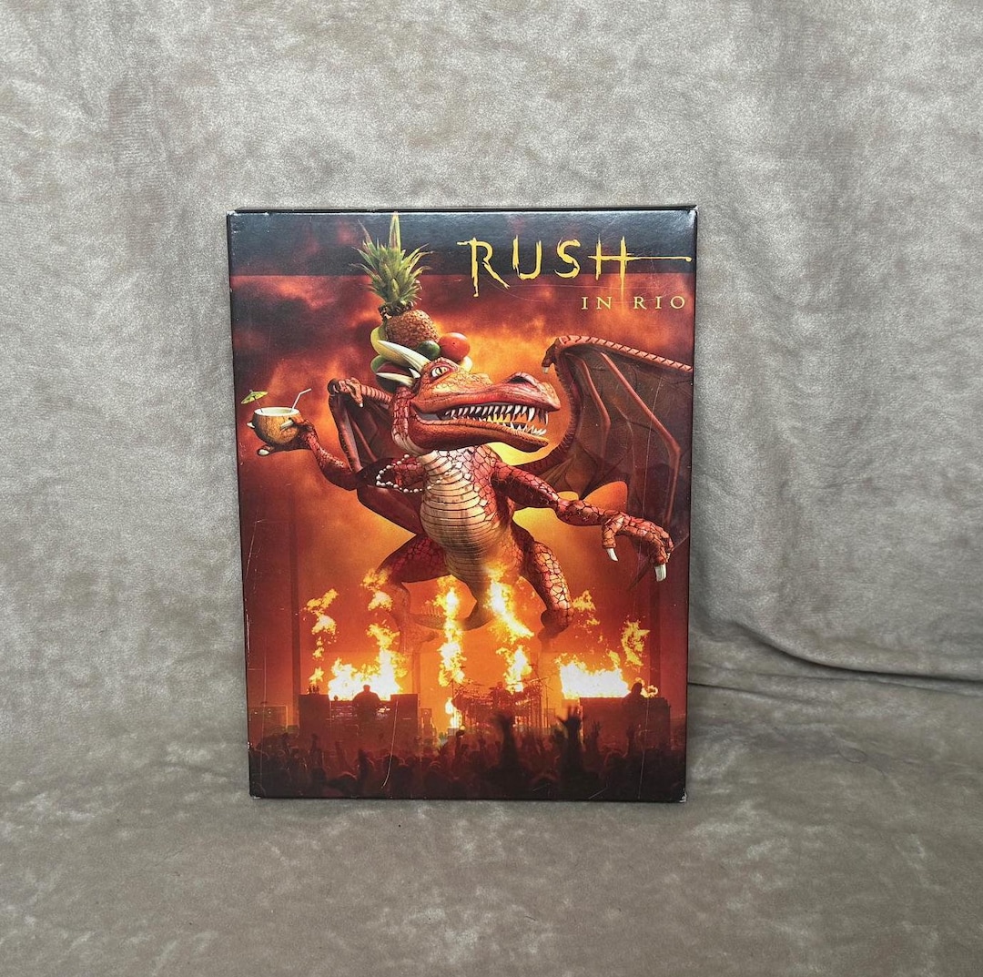 Vintage Early 2000s Rush Live in Rio 2 DVD Boxed Set Concert DVD ...