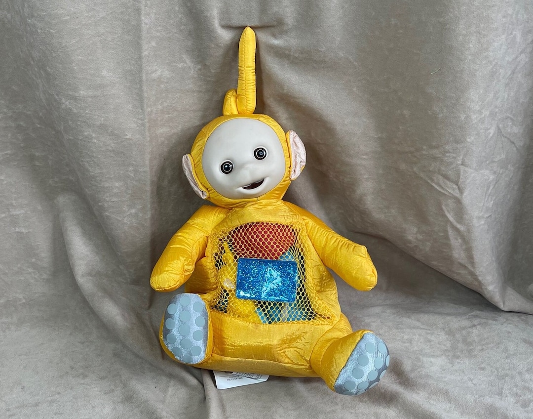 Vintage 1998 Mega Blocks Teletubbies Laa Laa Bye Bye Build N Tote Bag ...