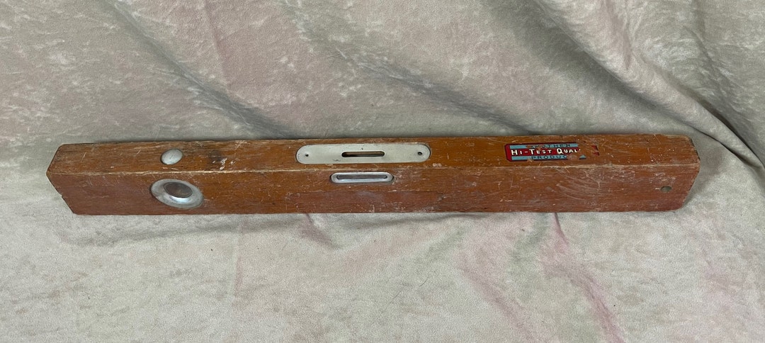 Vintage 1950s Hi-test Quality Product 18" Wood Level Made in Japan - Etsy
