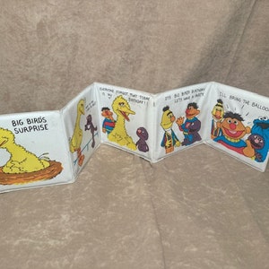 Vintage 1980s Dolly Toy Sesame Street Big Bird Grover Cookie Monster ...