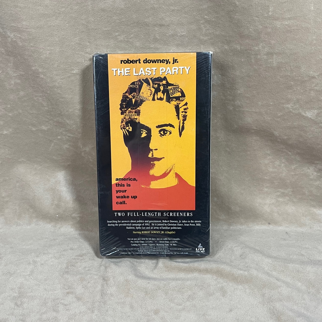 Vintage 1993 Double Screener VHS Videocassette Berettas Island W ...