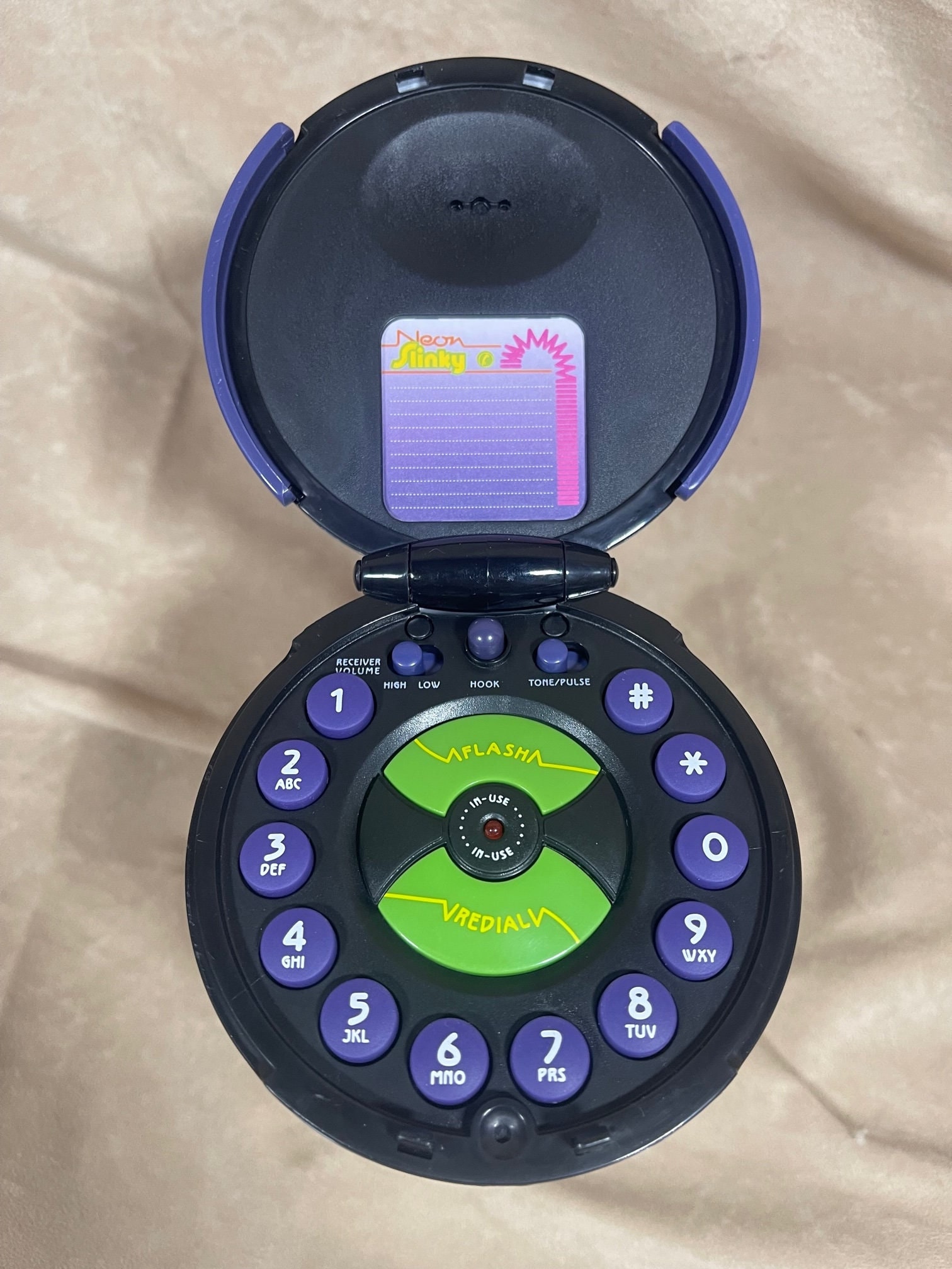 Vintage Late 1990s Neon Slinky Push Button Telephone Landline - Etsy