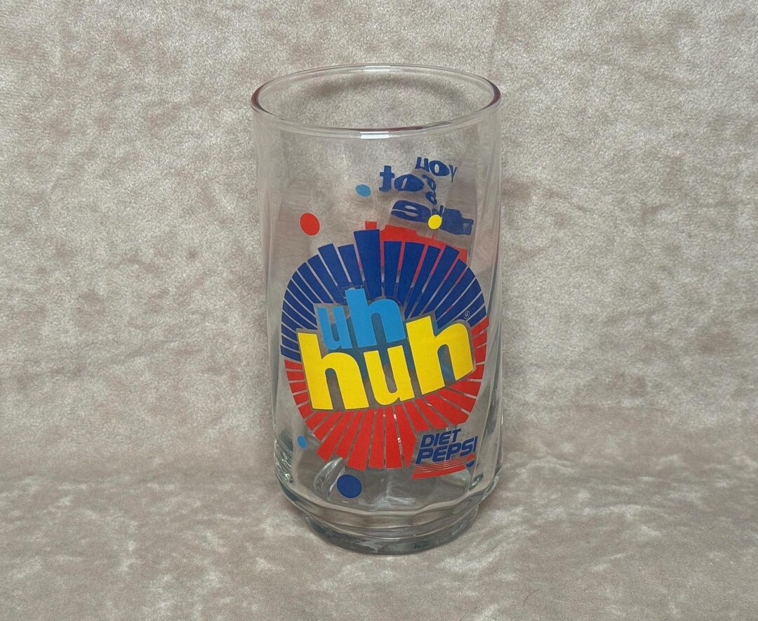 Vintage 1990s Pepsi Cola Diet Pepsi Uh Huh Ray Charles Glass Tumbler ...