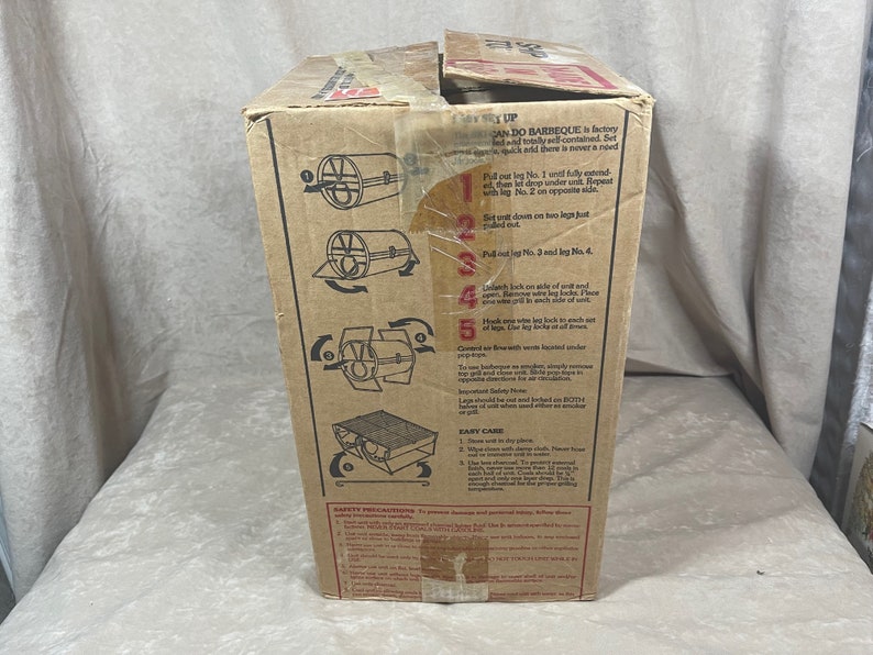 Vintage 1980s Coca-cola the Big Can Do Portable BBQ Grill and Smoker ...