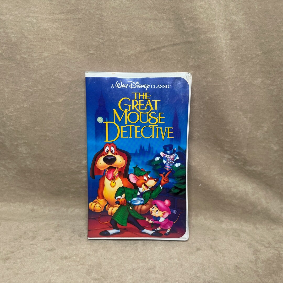 Vintage 1992 Walt Disney Classic the Great Mouse Detective Clamshell ...