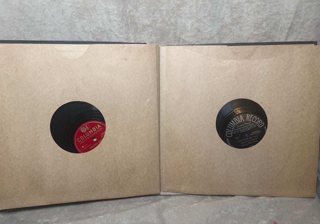 Vintage 1930s-1950s 78 Shellac (13) Music Record Collection (1) With ...