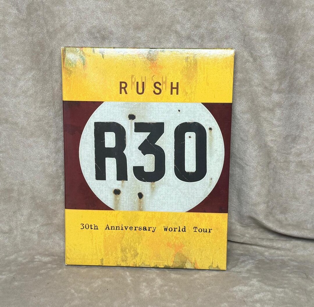 Vintage Early 2000s Rush R30 30th Anniversary World Tour Dvd/audio Cds ...