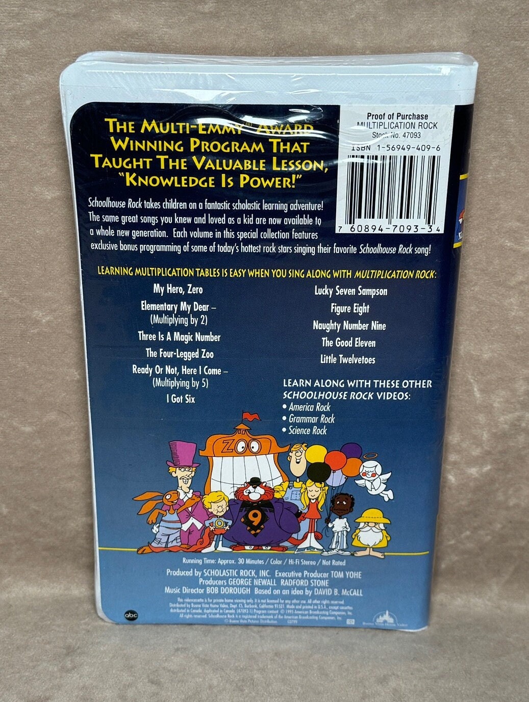 Vintage 1995 25th Anniversary Collection Disney Presents School House ...