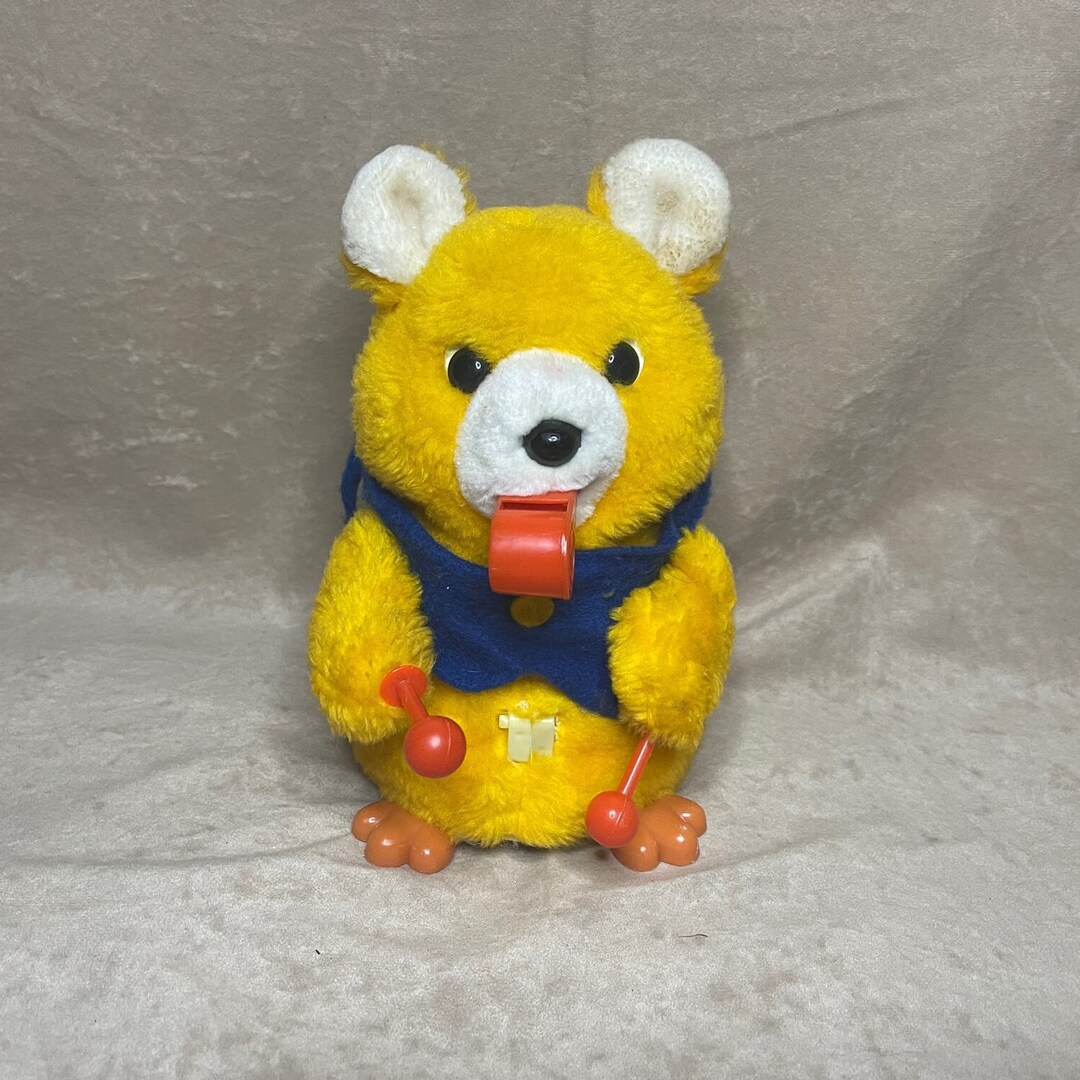 Vintage 1970s Hanstar Toys Taiwan Plushie Battery Operated Marching ...