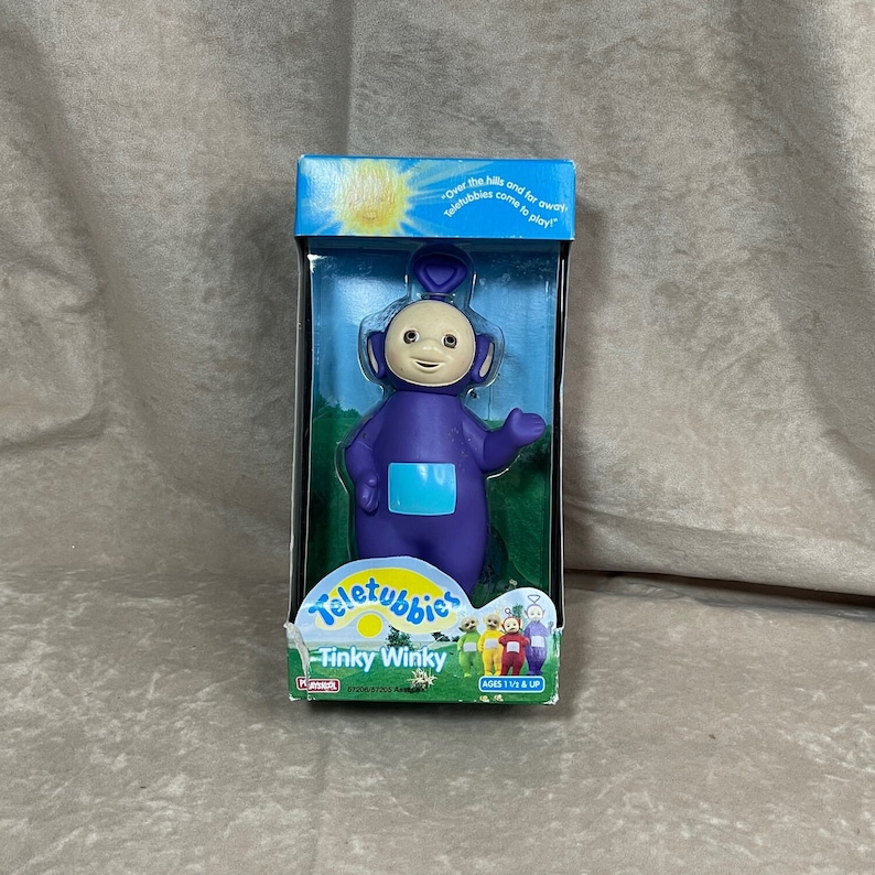 Vintage 1998 Hasbro Playskool Ragdoll Productions 7" Teletubbies Tinky ...