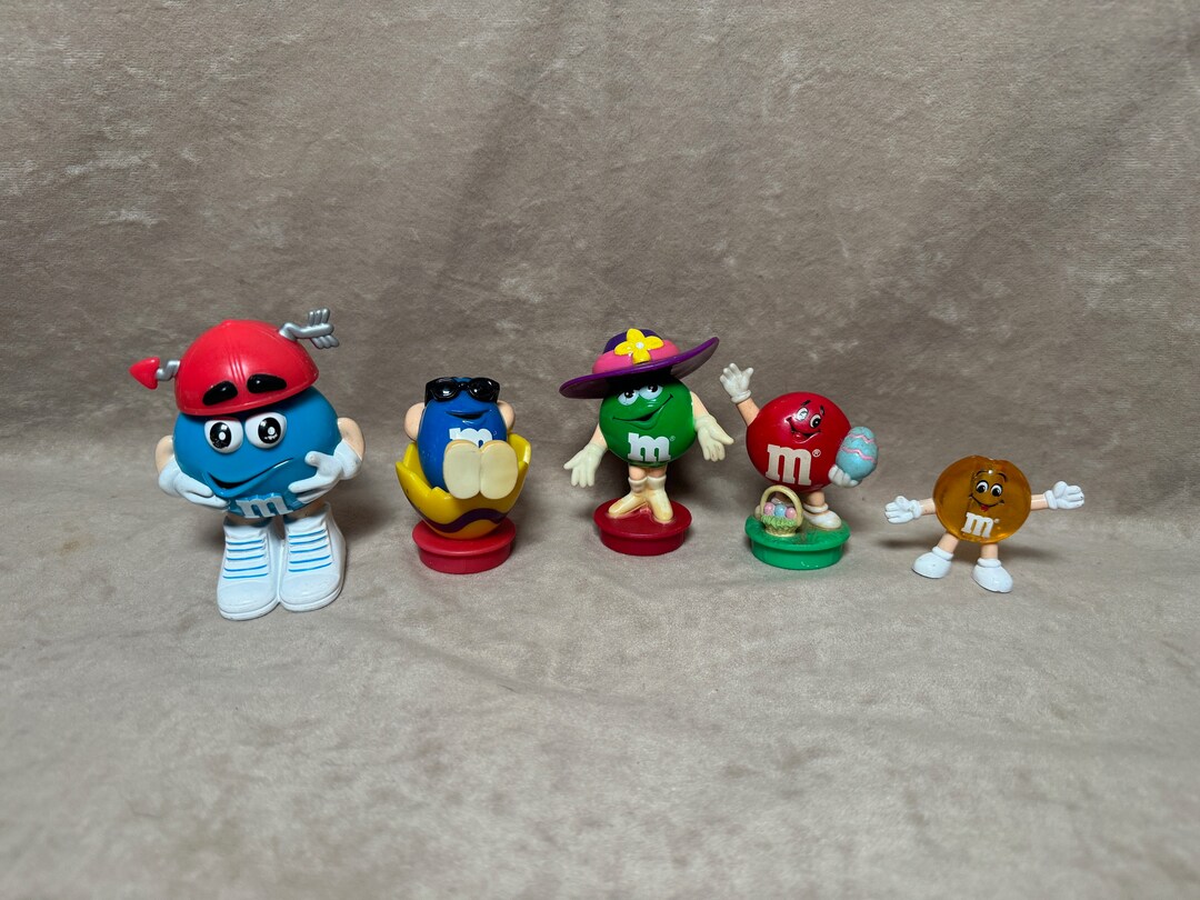 Vintage 1990s M&m's Mini Character Collectible Candy Figurines ...