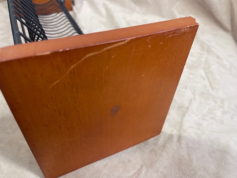 Vintage 1990s 30 CD Wood & Wire Storage Rack - Etsy