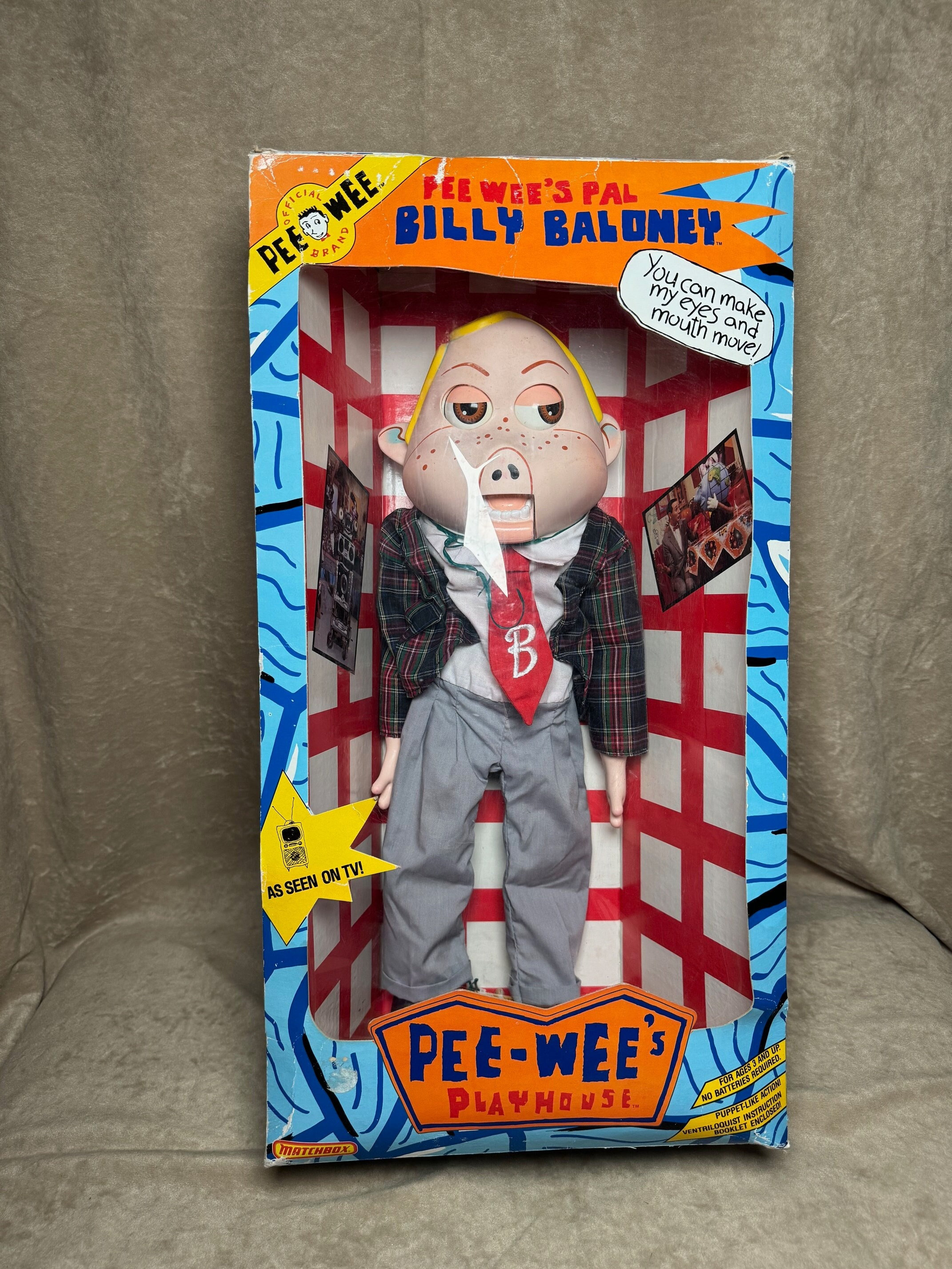 Vintage 1988 Matchbox Toys Pee Wee's Playhouse Billy - Etsy