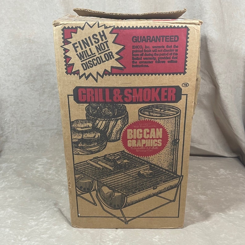 Vintage 1980s Coca-cola the Big Can Do Portable BBQ Grill and Smoker ...