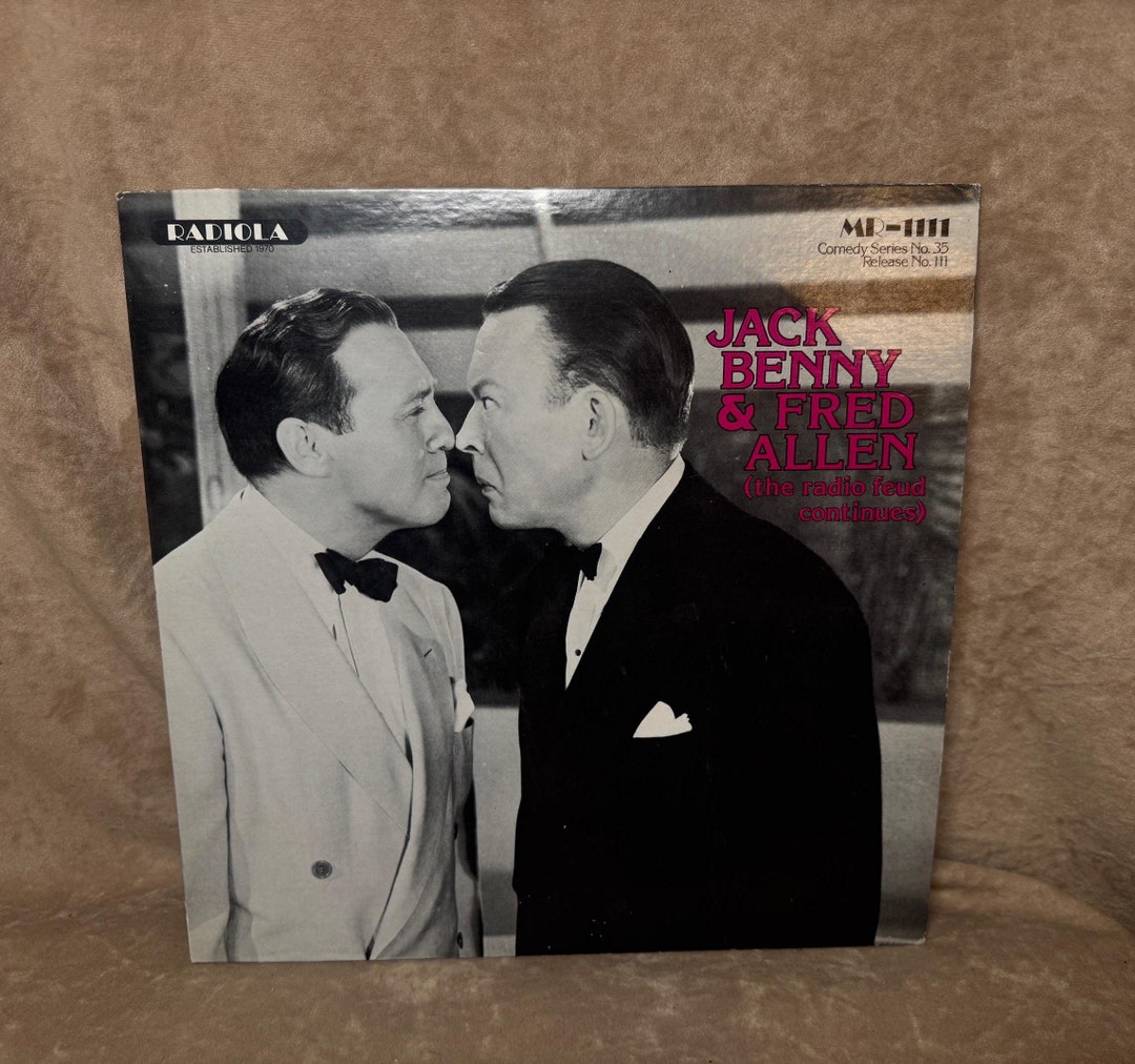 Vintage 1980 Jack Benny & Fred Allen the Feud Continues 12" Vinyl ...