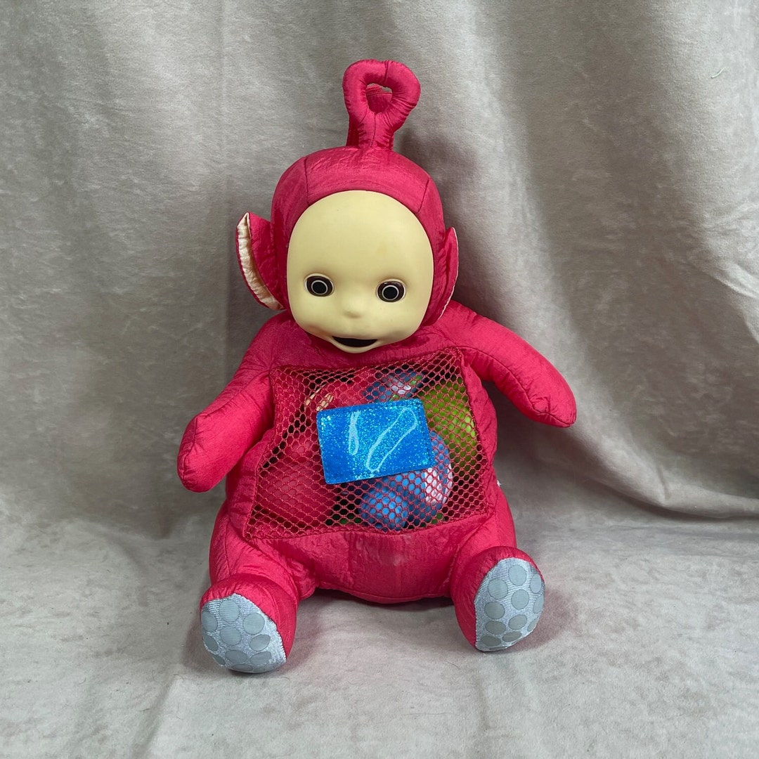 Vintage 1998 Mega Blocks Teletubbies Po Bye Bye Build N Tote Bag ...