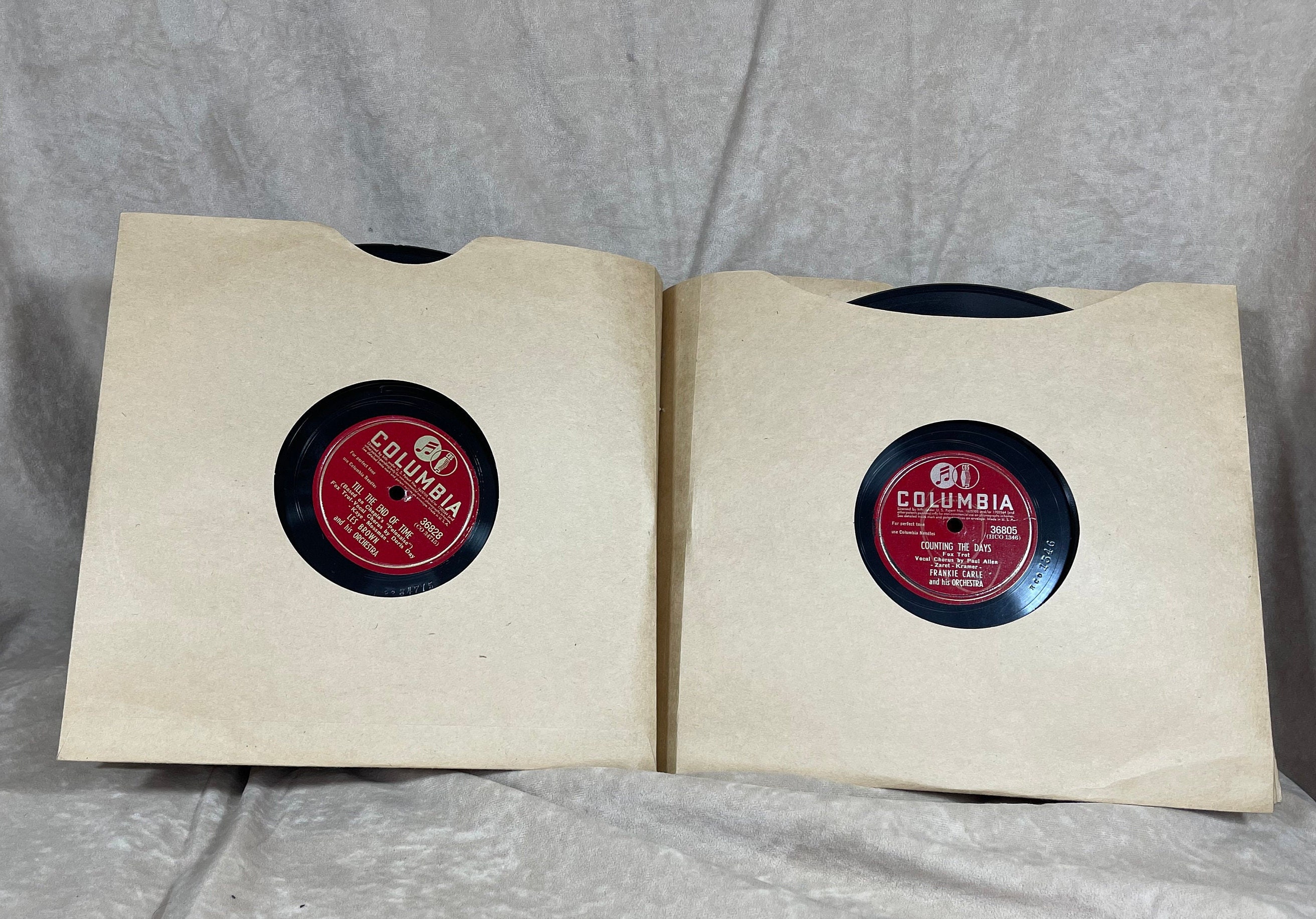 Vintage 1940s Collection of 12 78rpm Shellac Records W/ - Etsy