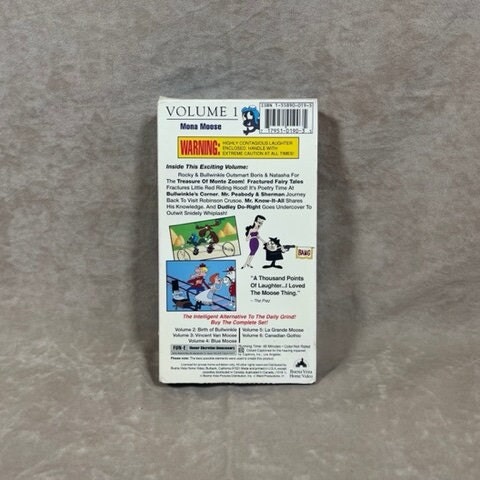 Vintage 1990s the Adventures of Rocky and Bullwinkle Vol. 1 Mona Moose ...