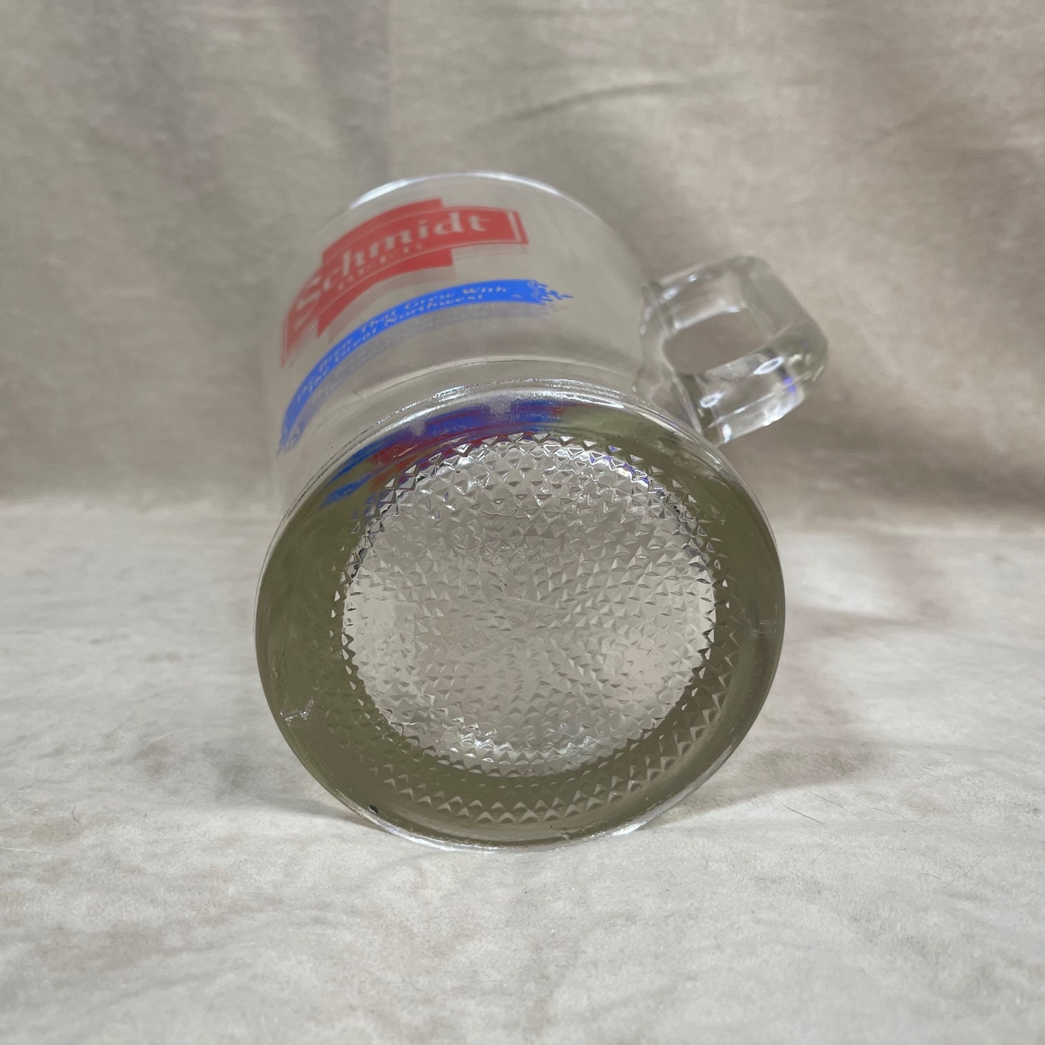 Vintage 1970s Heavy Duty Schmidt Beer Glass Pitcher Barware - Etsy