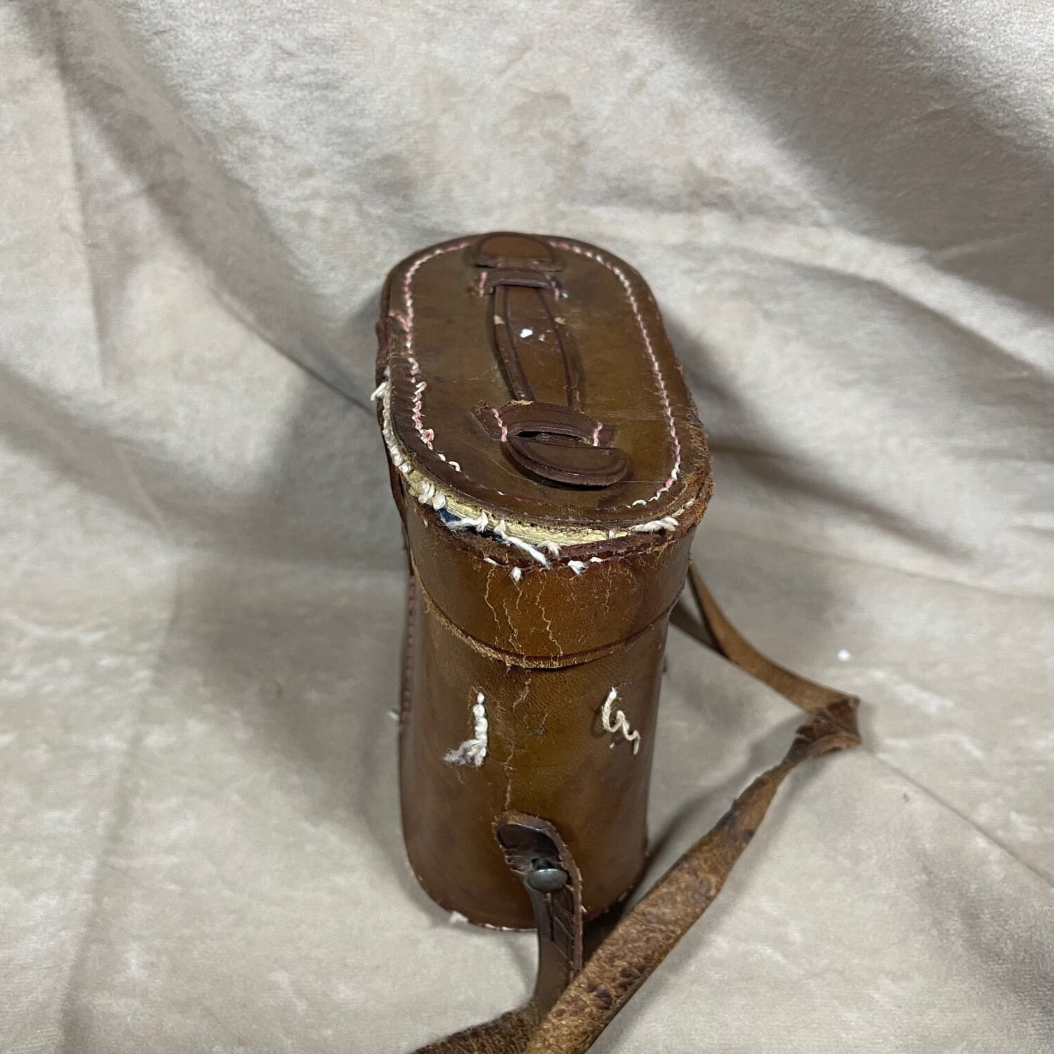 Vintage 1920s/1930s Antique Leather Binocular Case With Blue Velvet - Etsy