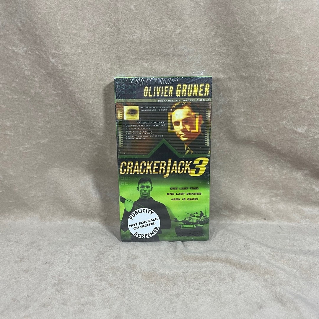 Vintage 1990s Crackerjack 3 Full Length Screener VHS Videocassette Movie New in Package NIP - Etsy
