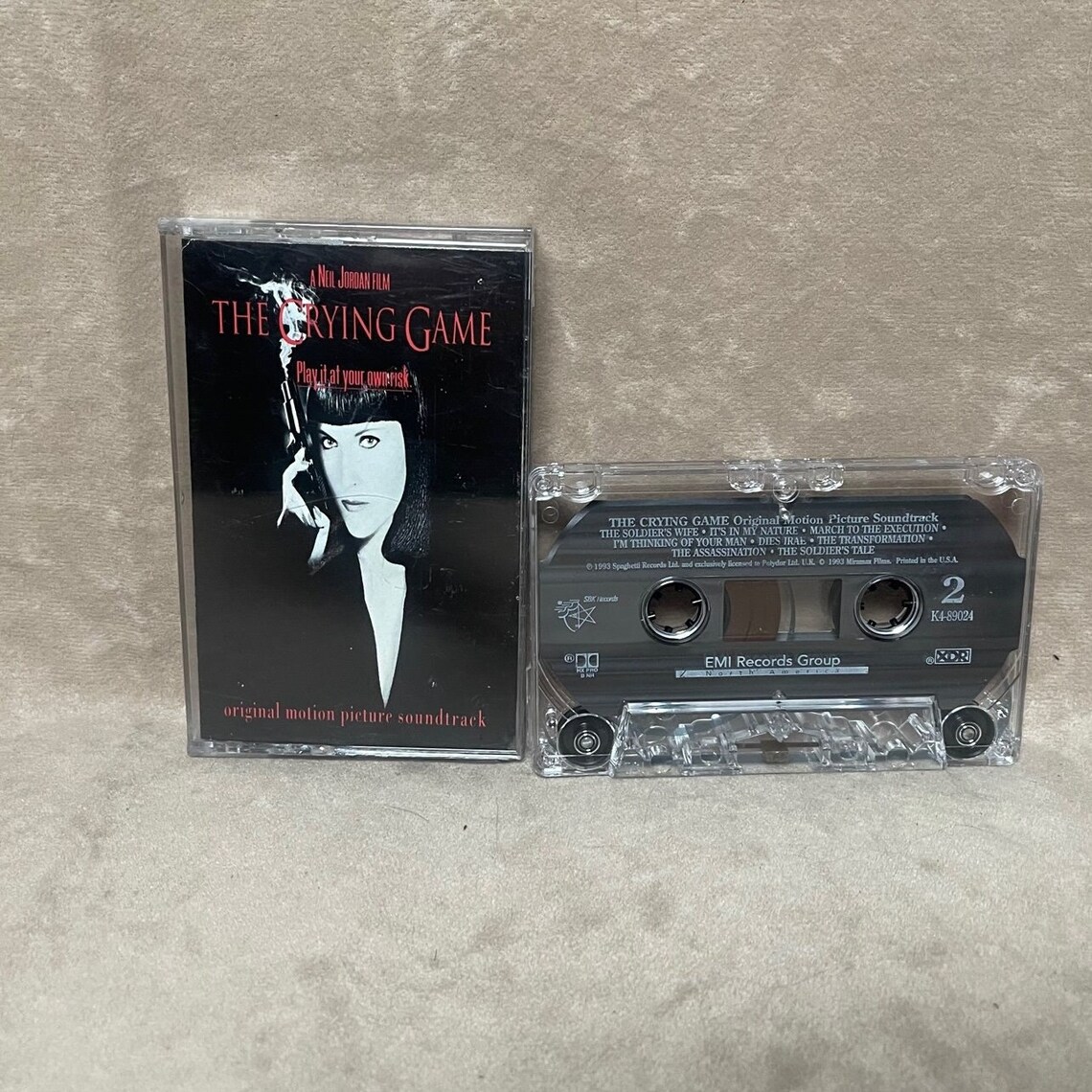 Vintage 1993 the Crying Game Soundtrack Cassette Tape Boy George, Lyle ...