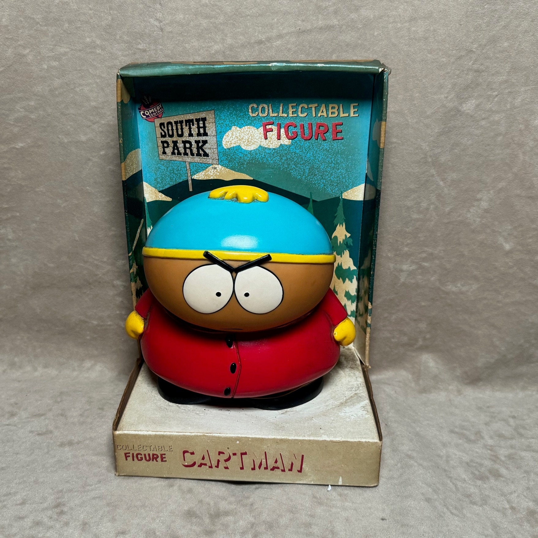 Vintage 1998 Comedy Central South Park Cartman Collectible Vinyl Figure ...