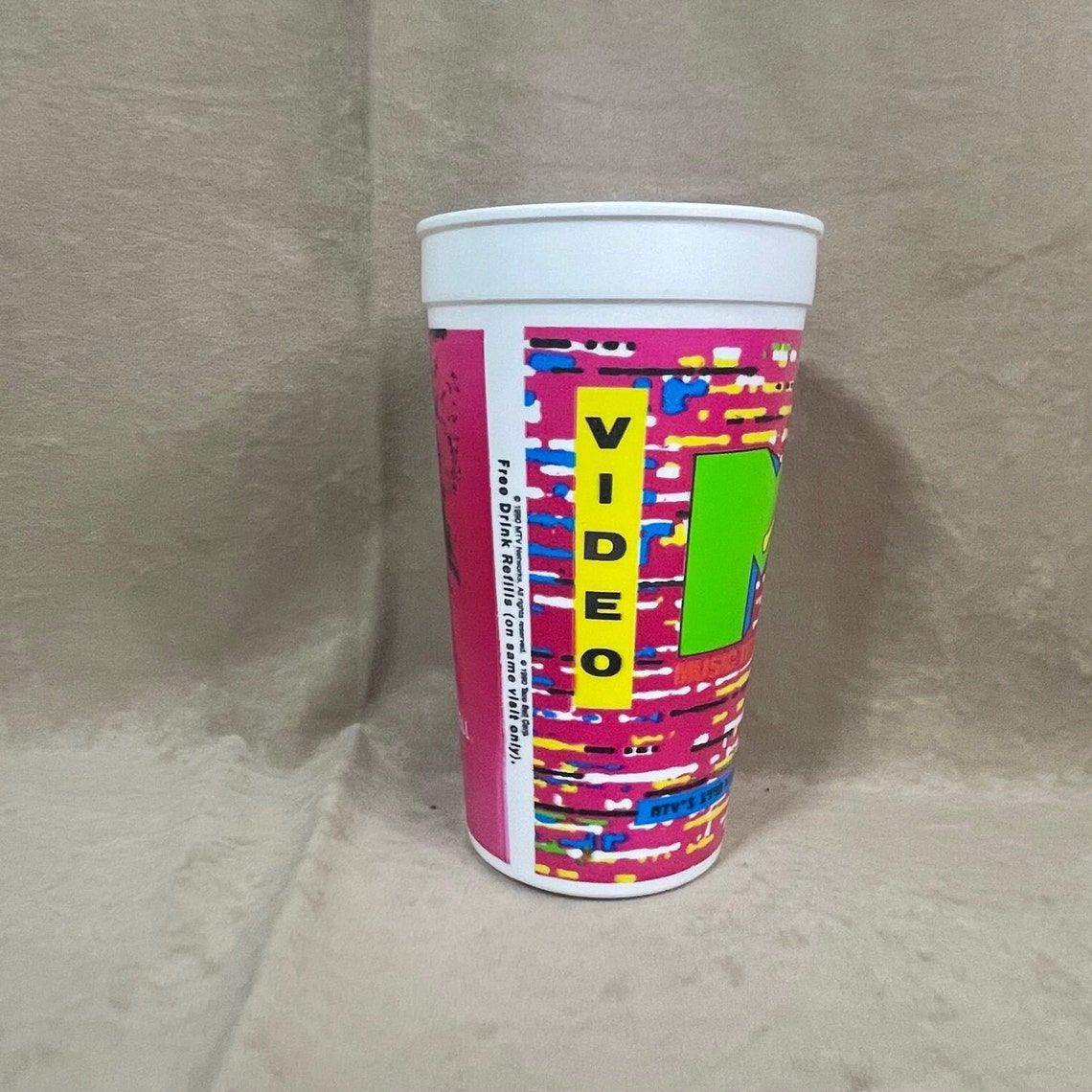 Vintage 1990 MTV Video Music Awards Vmas Taco Bell Pepsi 32oz ...