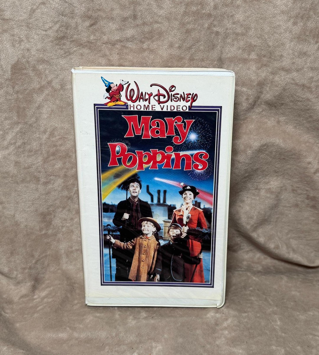 Vintage 1982 Walt Disney Home Video Mary Poppins 023 Clamshell VHS ...