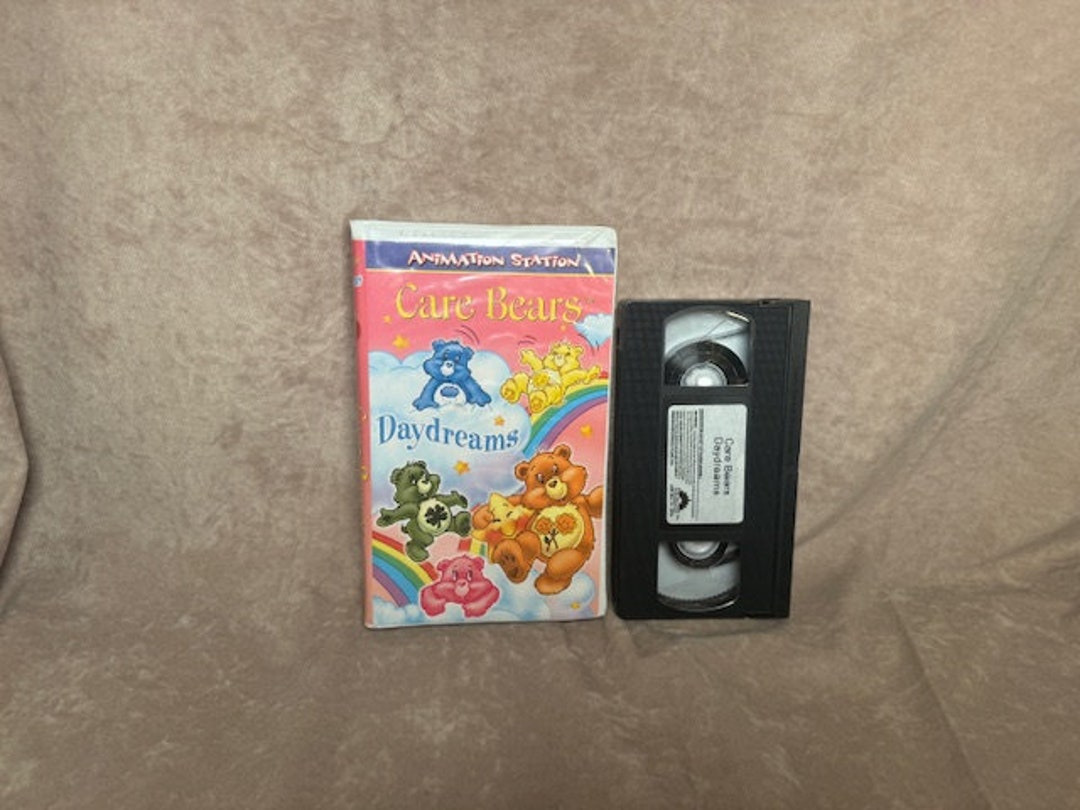 Vintage Early 00s Care Bears Daydream Animation Station Clamshell VHS ...