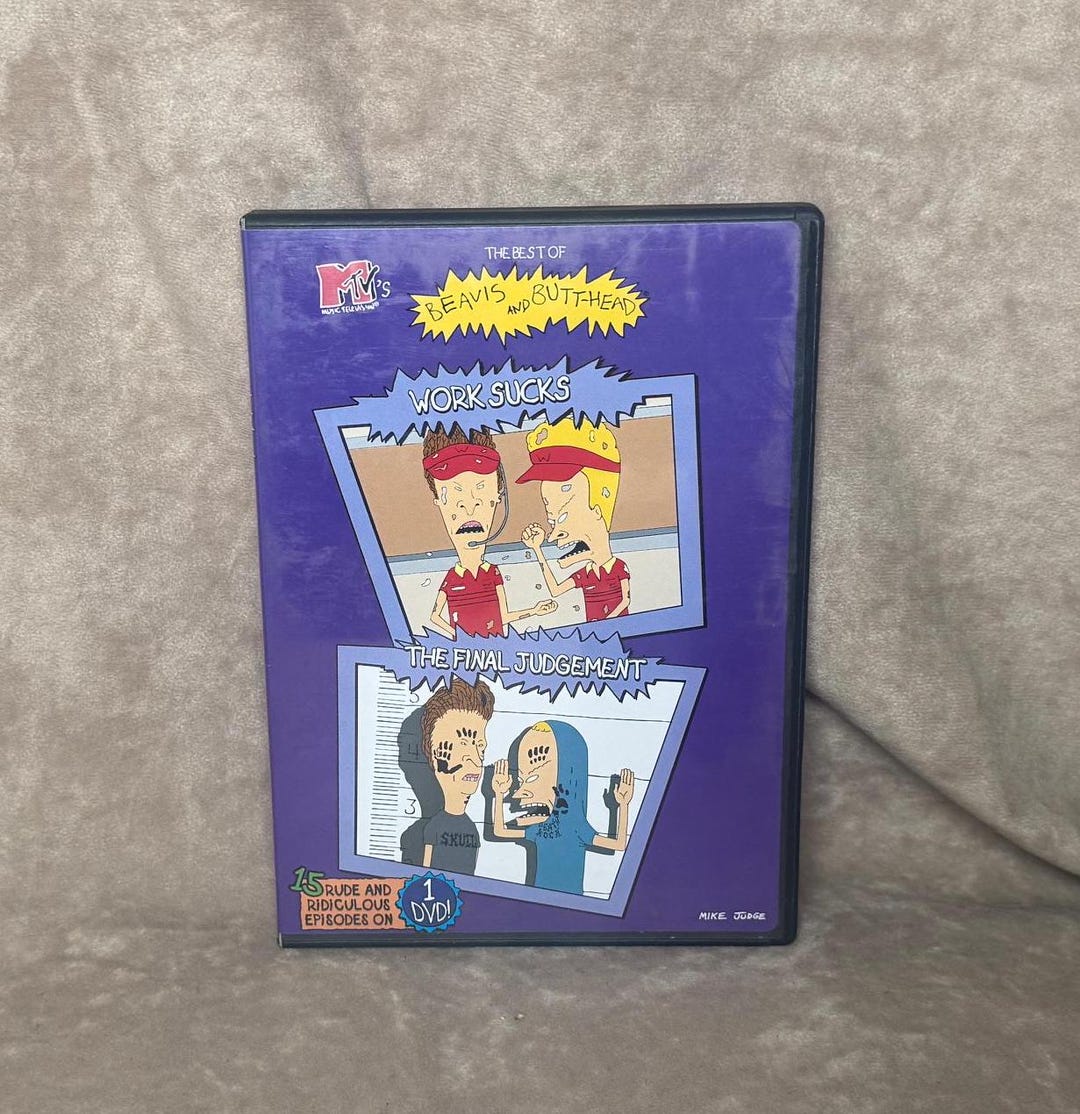 Vintage 2002 MTV Mike Judge's Beavis & Butthead Work Sucks/the Final ...