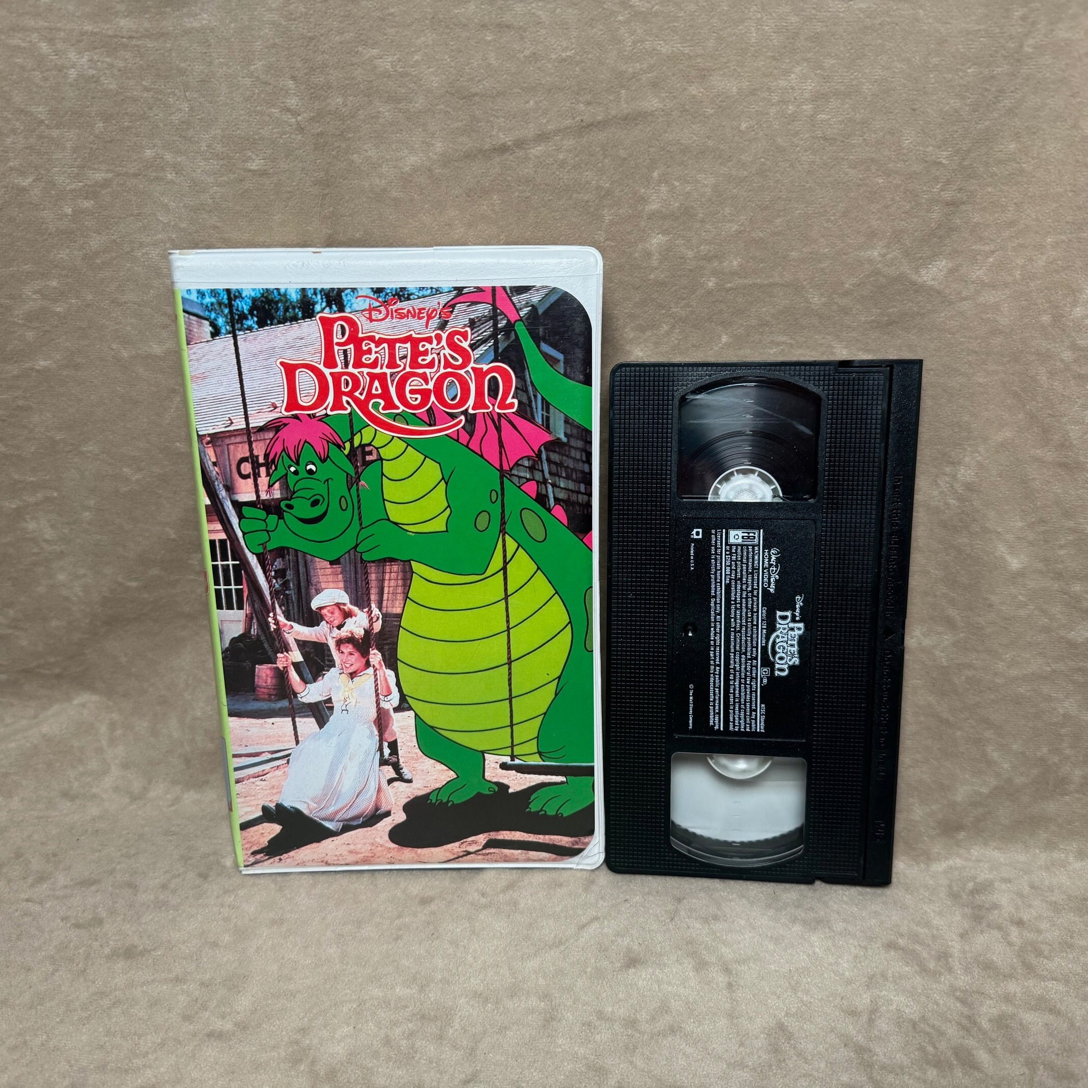 Vintage 1991 Walt Disney Pictures Pete's Dragon VHS Clamshell ...