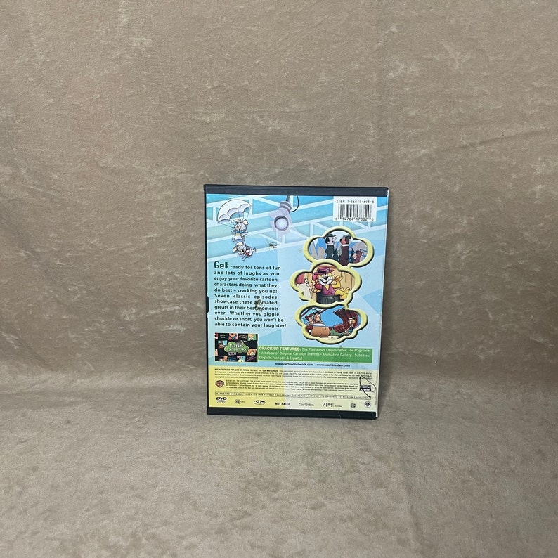 Vintage 2001 Cartoon Network Cartoon Crack Ups DVD With 7 Episodes ...